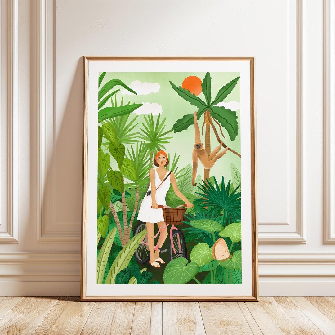 Poster Girl Art Print A5/A4/A3 Print - Etsy