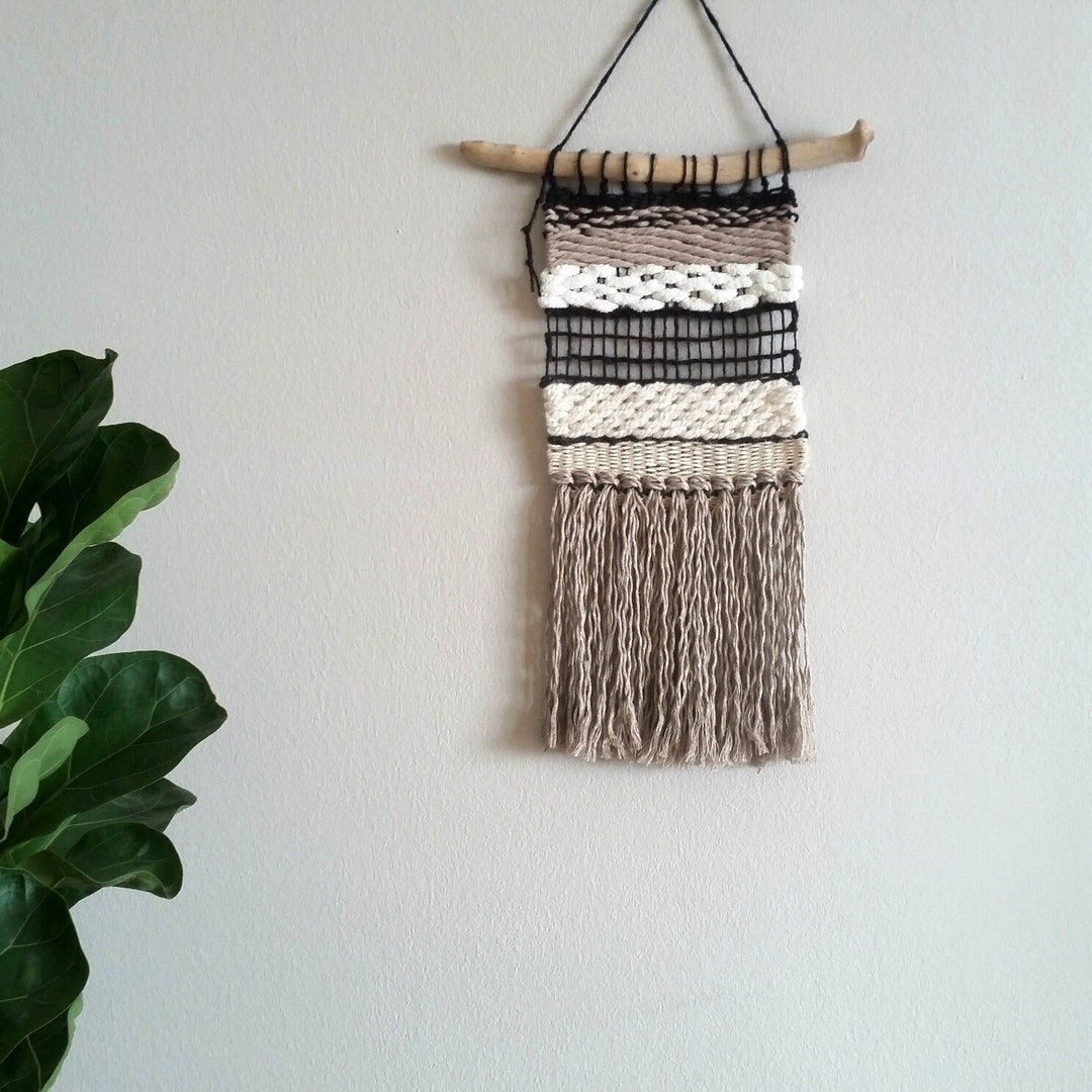 CARLITA Small Woven Wall Hanging Tapestry Weaving Hand Woven Small ...
