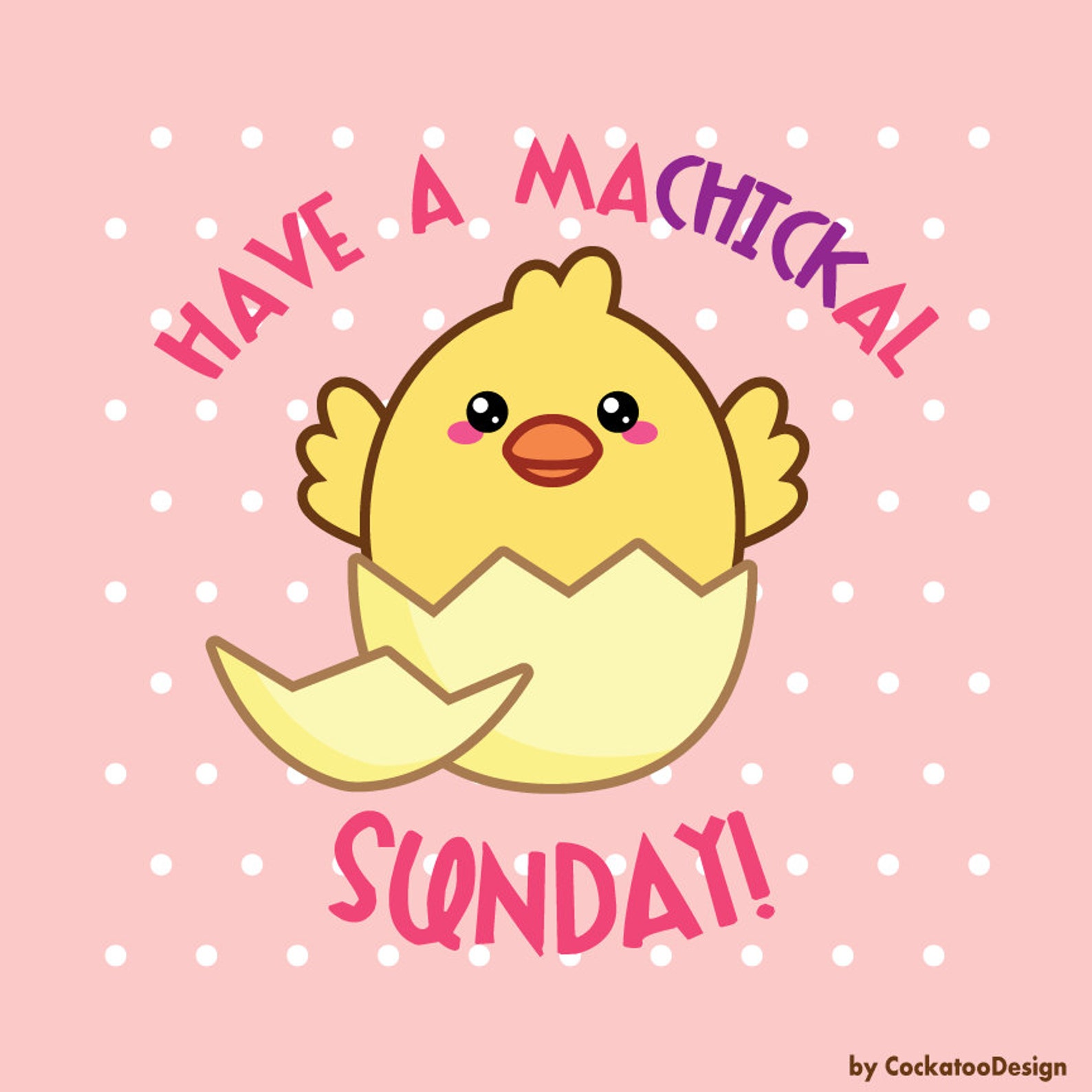 Easter clipart kawaii clipart easter digital paper easter | Etsy