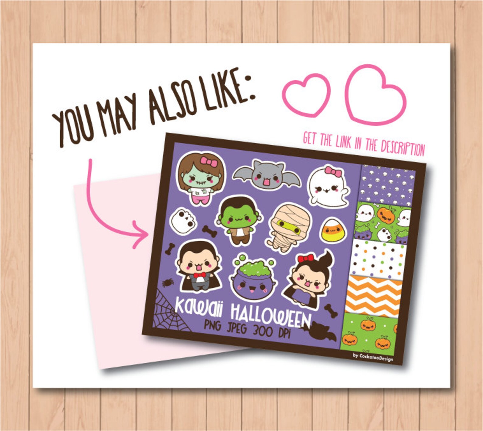 Kawaii Halloween Clip Art Halloween Pun Clipart Cute - Etsy