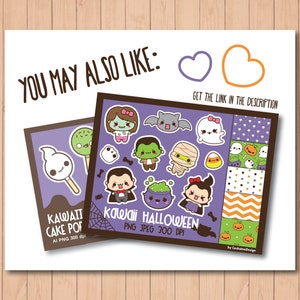 Halloween Candy Clipart, Kawaii Candy Clipart, Halloween Sweets Clipart ...
