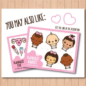 Kawaii IVF Clipart, Pregnancy Clipart, Conceiving Clipart, Petri Dish ...