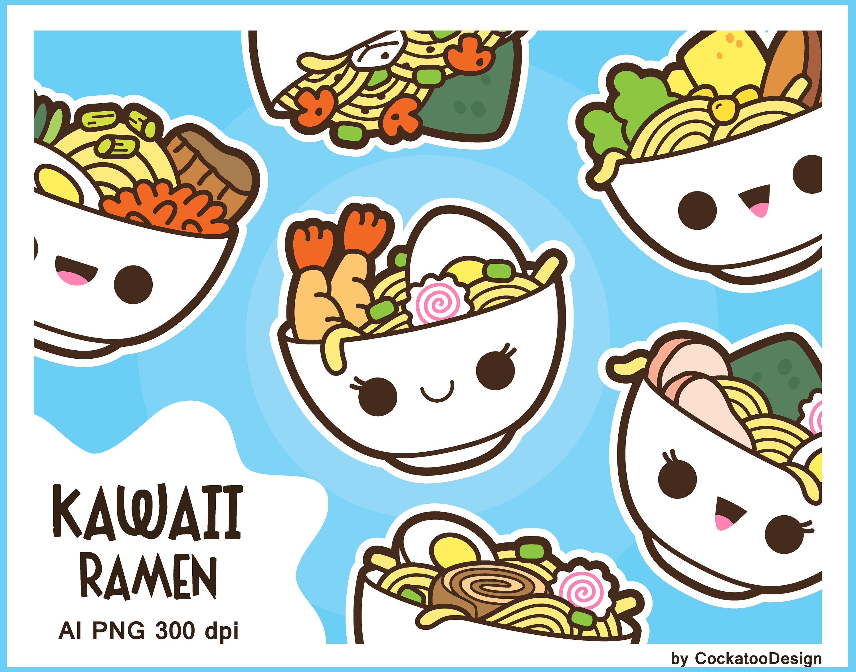 Ramen Clipart Kawaii Ramen Clipart Chinese Food Clipart - Etsy UK