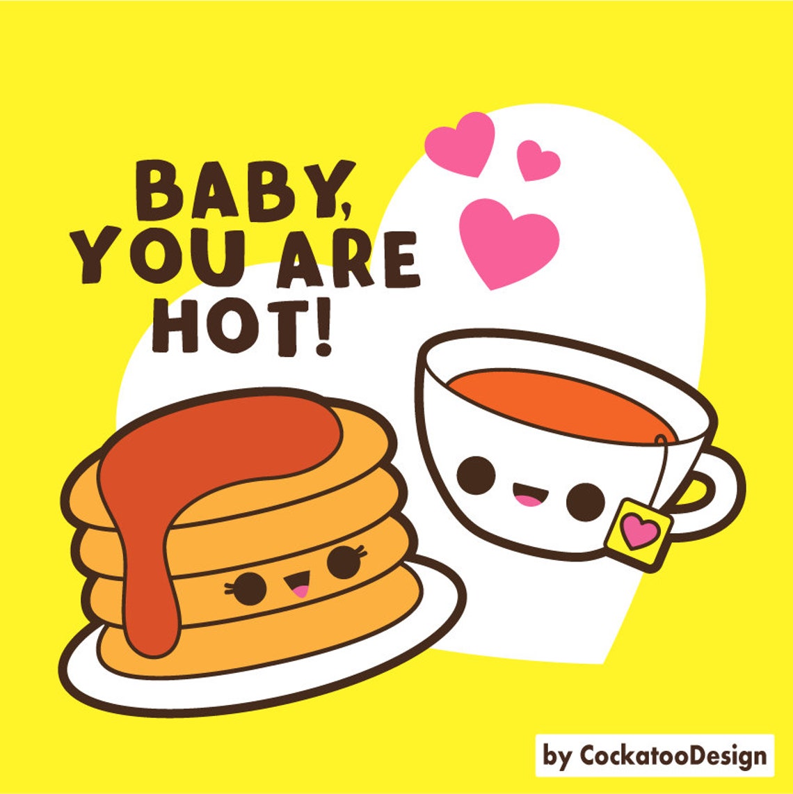 Valentine Clipart Kawaii Food Clipart Kawaii Valentines Day - Etsy