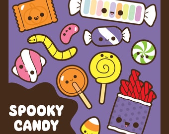 Kawaii Fruits Clipart Cute Fruits Clip Art Kawaii Food - Etsy