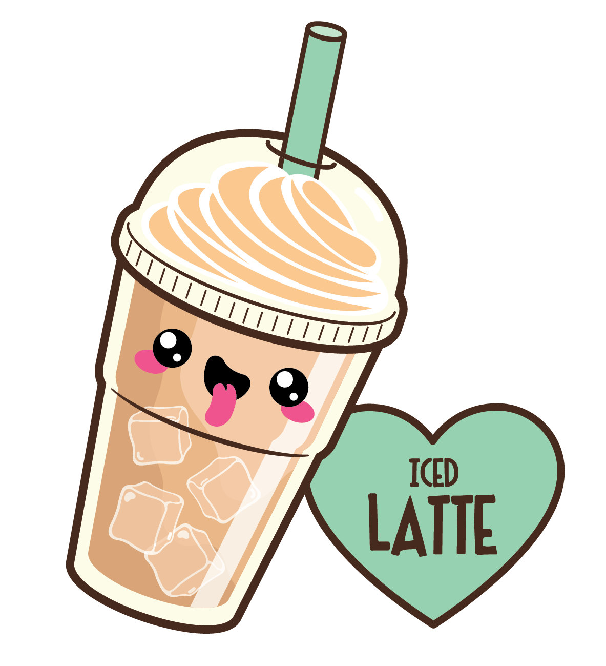 Coffee Clipart, Kawaii Coffee Clipart, Cute Coffee Clipart, Kawaii ...