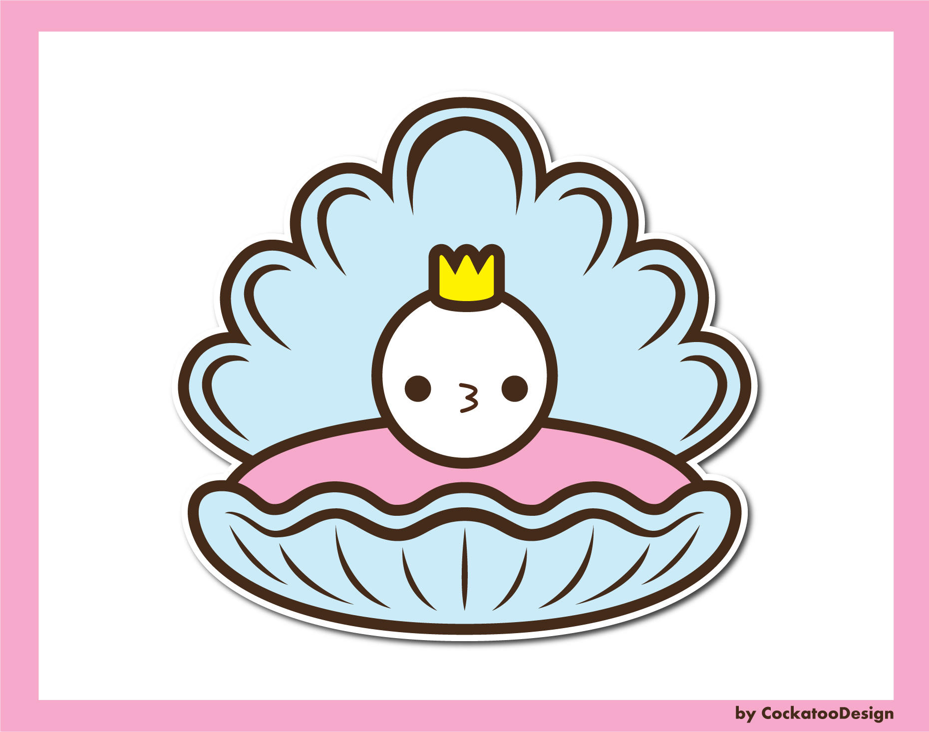 Kawaii clip art clipart perla clipart concha de almeja clip - Etsy España
