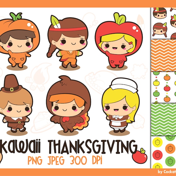 Kawaii Thanksgiving - Etsy