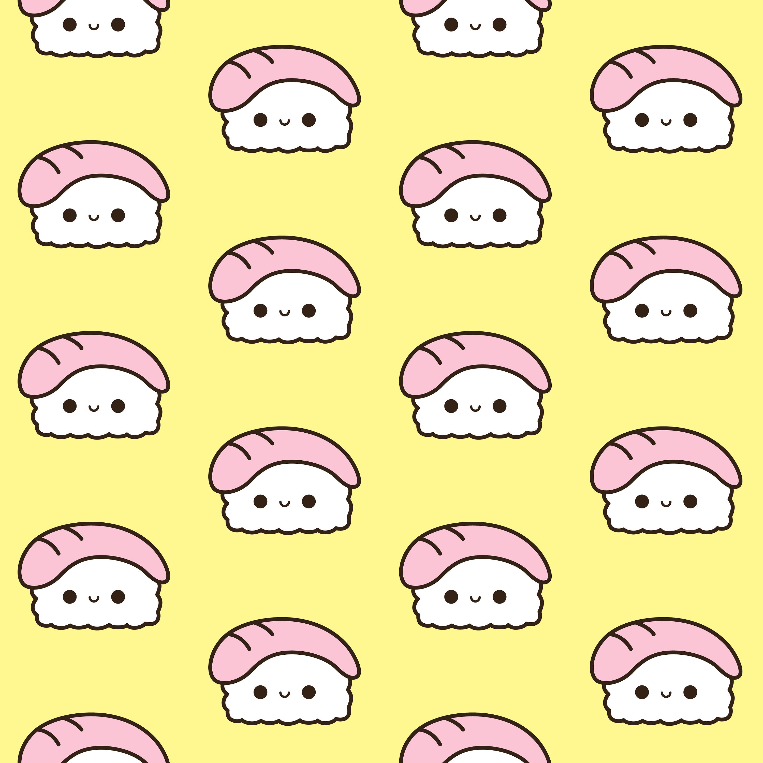 Sushi Digital Papers Kawaii Sushi Digital Papers Sushi - Etsy