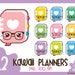 Planner clipart kawaii planner clipart notebook clipart | Etsy