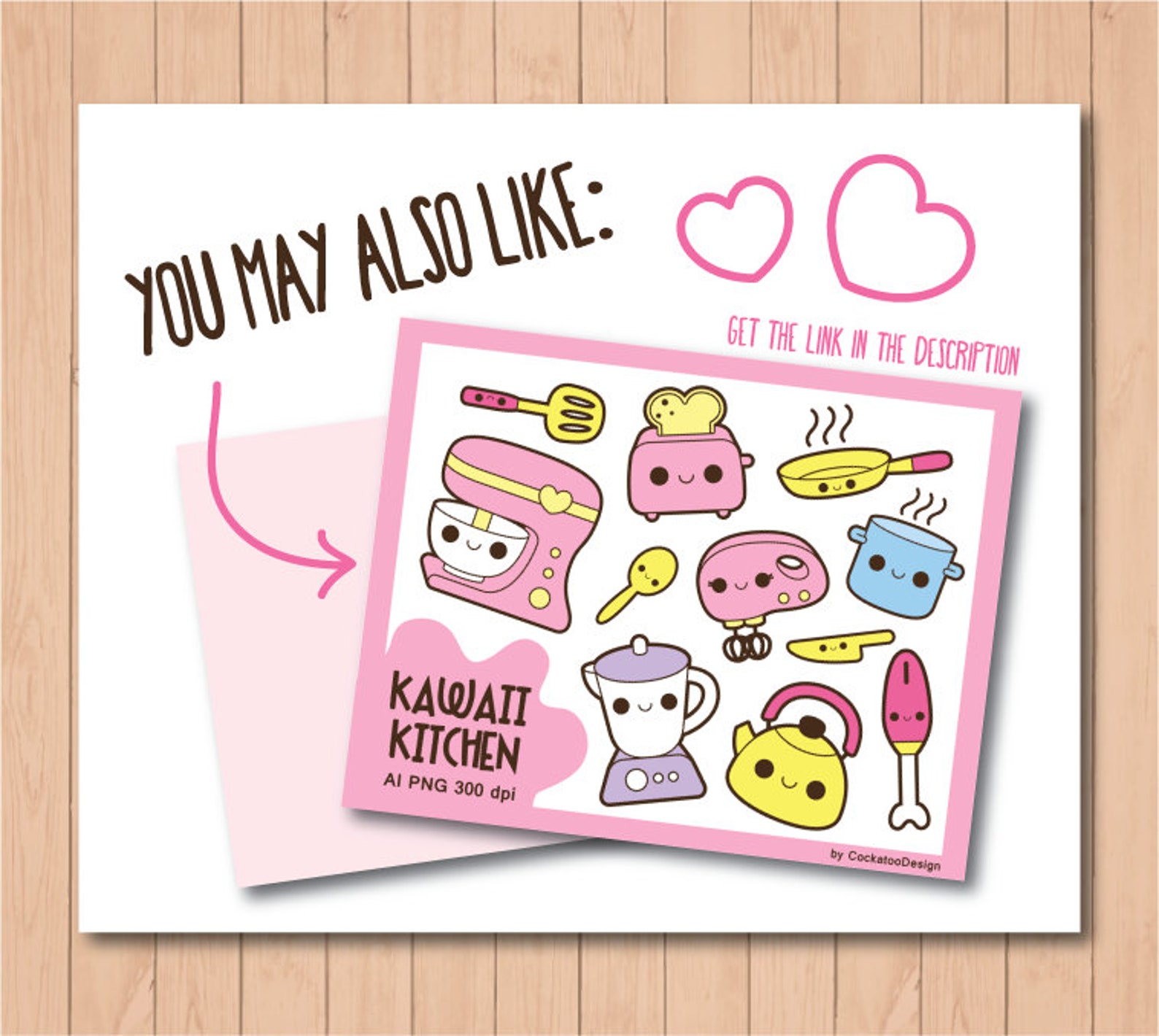 Kawaii Baking Clipart Kawaii Cooking Clipart Kawaii - Etsy