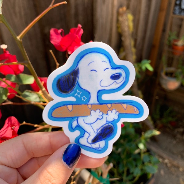 Snoopy Laptop Sticker - Etsy