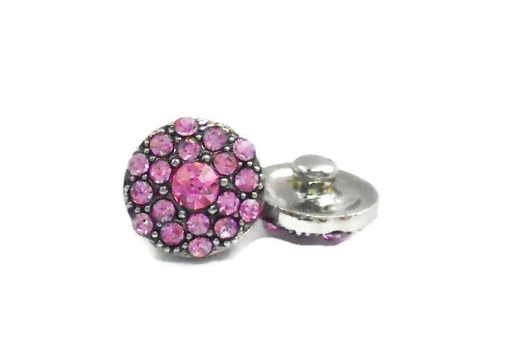 Pink Mini Snaps Jewelry,12mm Petite Mini Snap Charm,fits Magnolia and ...