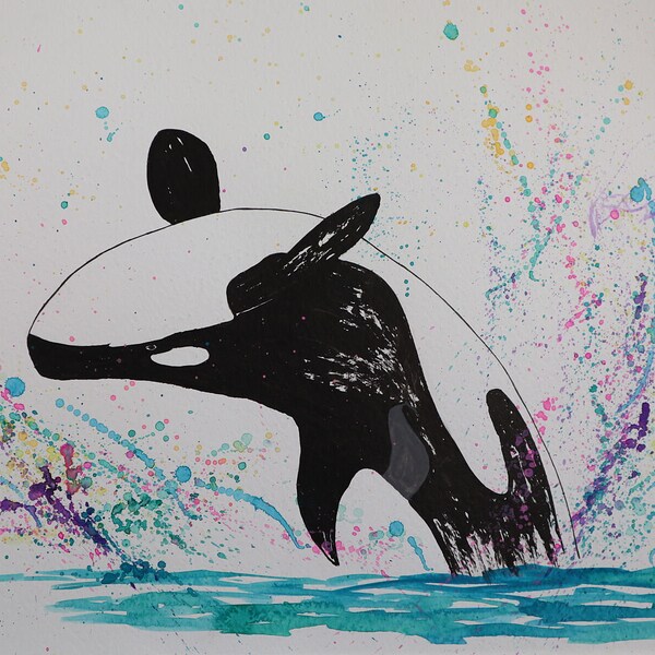 Killer Whale Art - Etsy