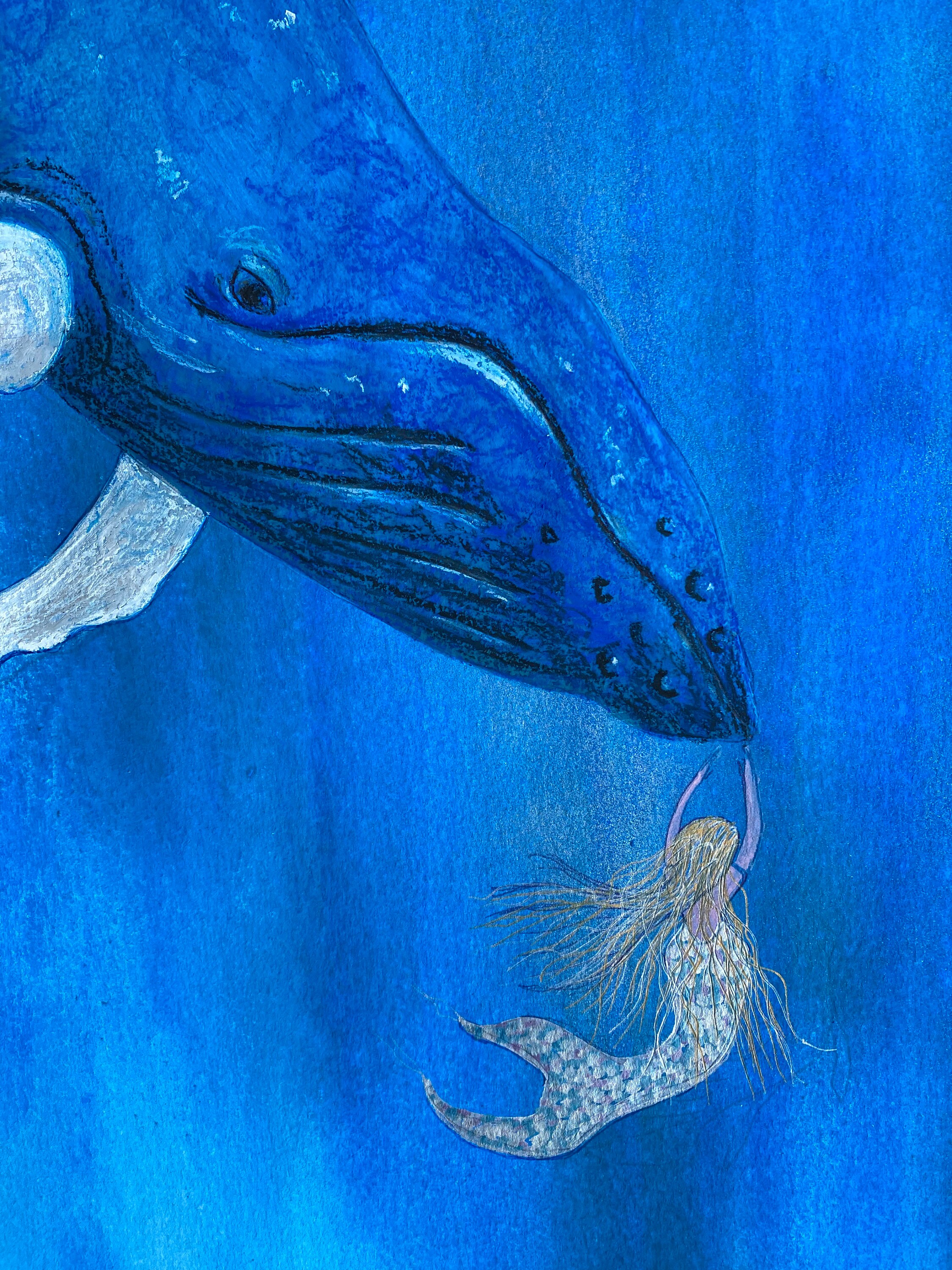 The Whale and the Mermaid - Etsy