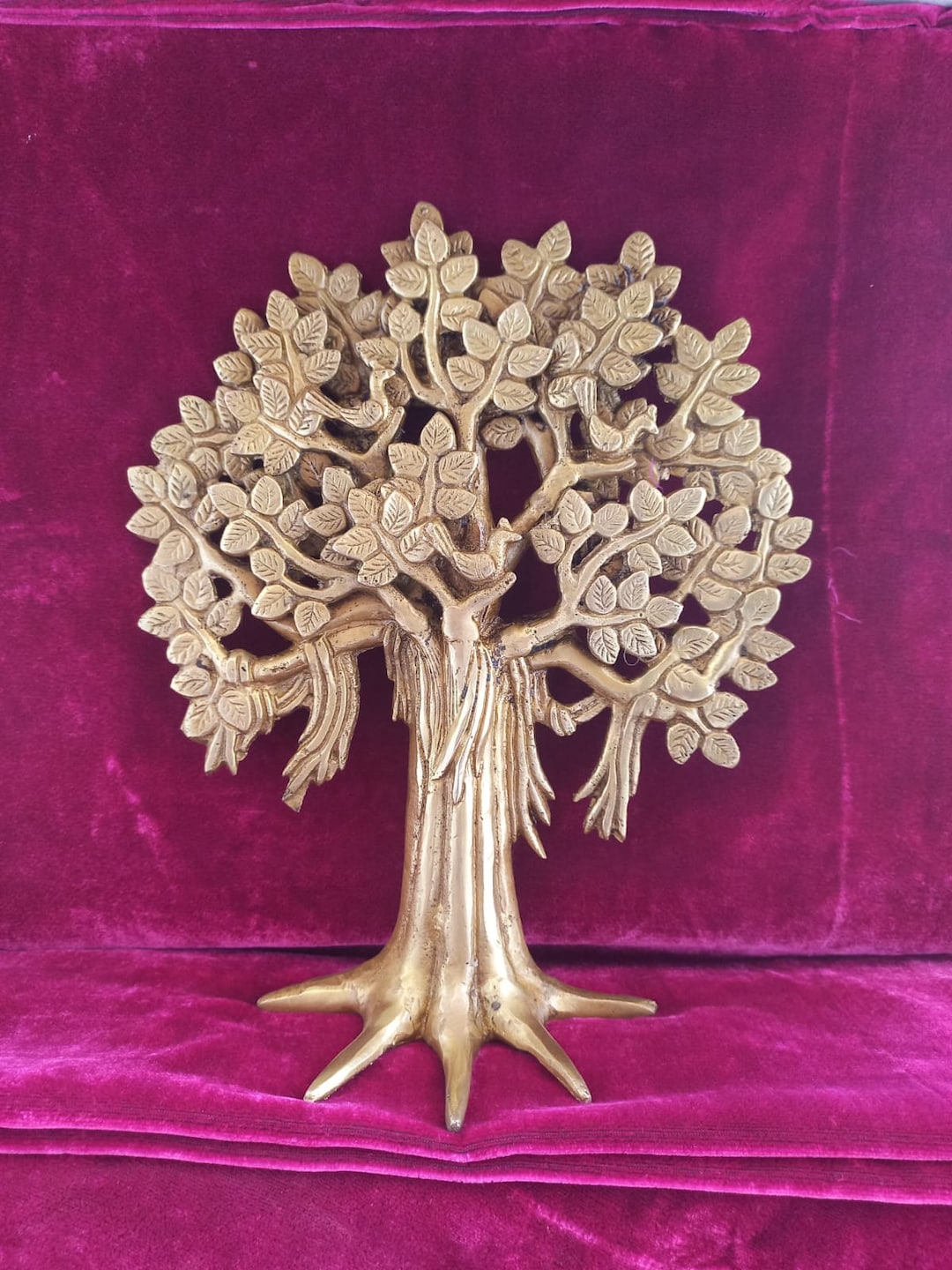 Brass Bodhi Tree,beniyan Tree,brass Tree of Life,brass Kalpavriksha ...