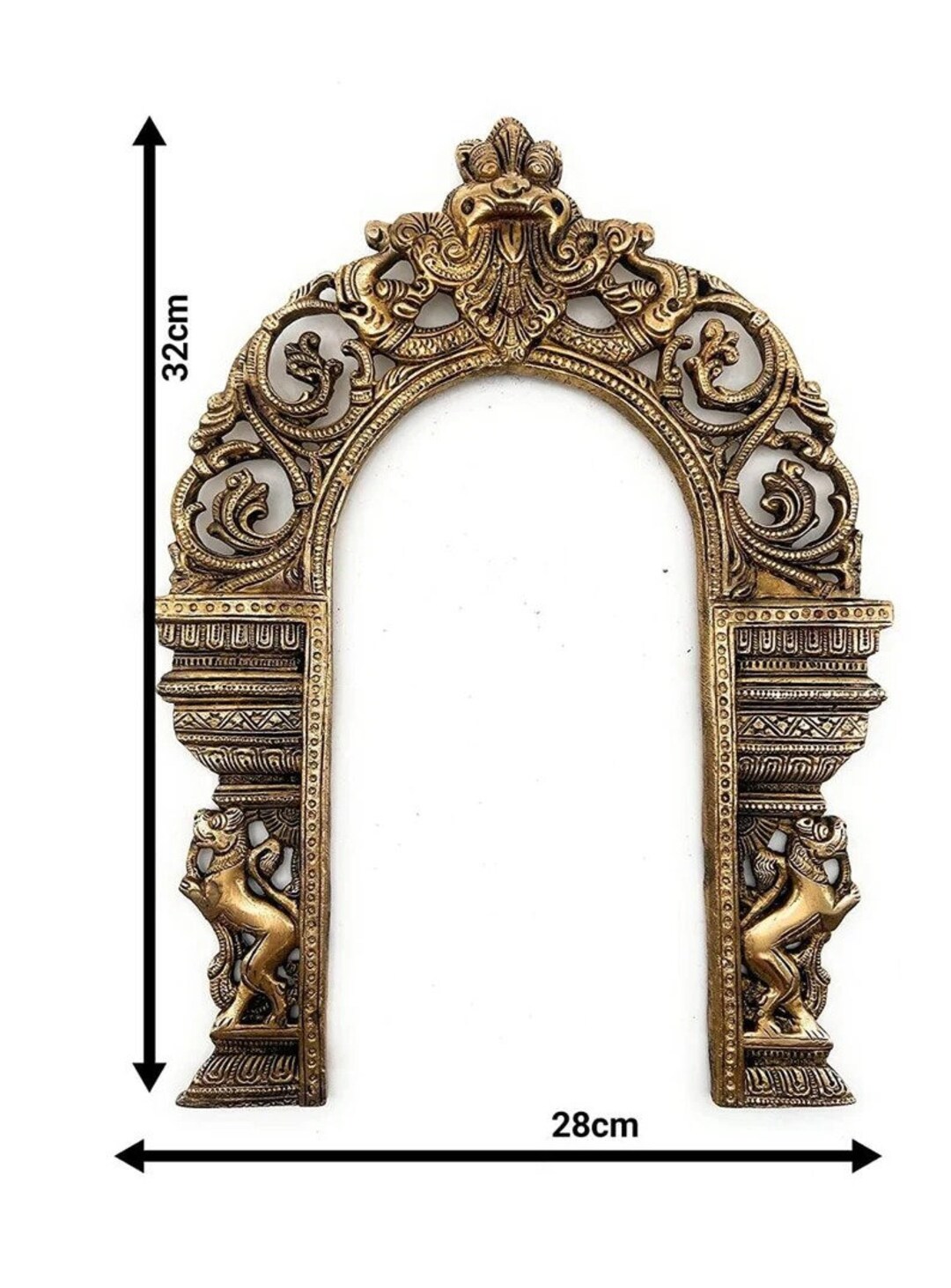 13 Brass Prabhavali for God Shinghashan Chowki,wall Hanging,temple ...