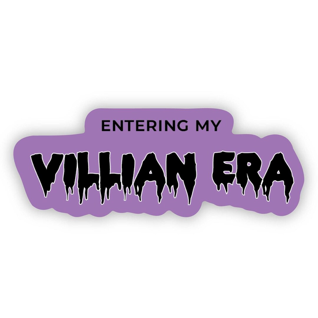 Entering My Villian Era Sticker - Etsy