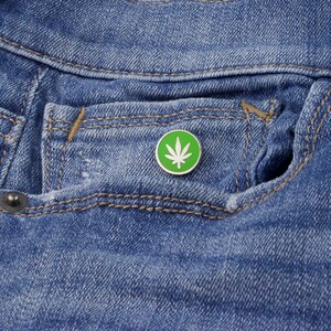 Marijuana Enamel Pin Silver Cannabis Pins Weed Accessories - Etsy
