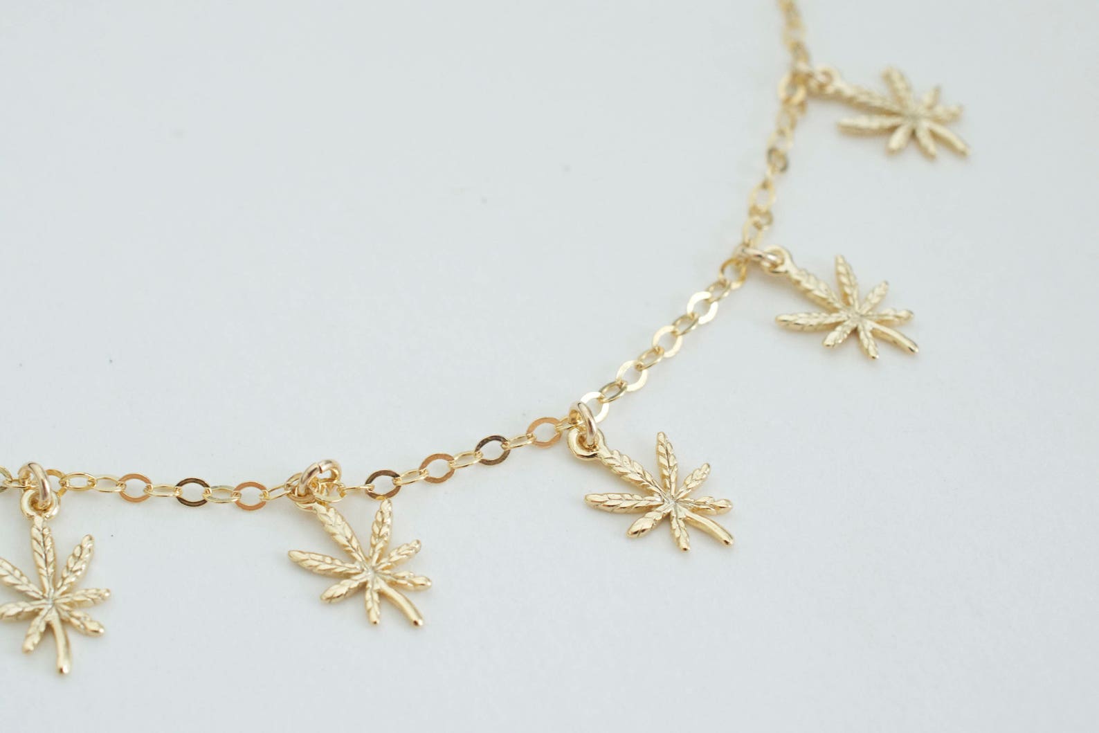 Multi Weed Charms Necklace Mini Marijuana Leaf Necklace - Etsy