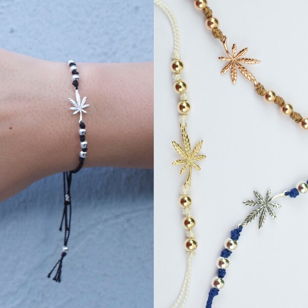 Marijuana Bracelet - Etsy