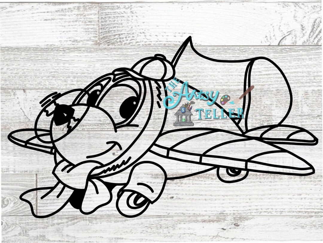 Pedro the Mail Plane Svg Png Jpg Dxf - Etsy