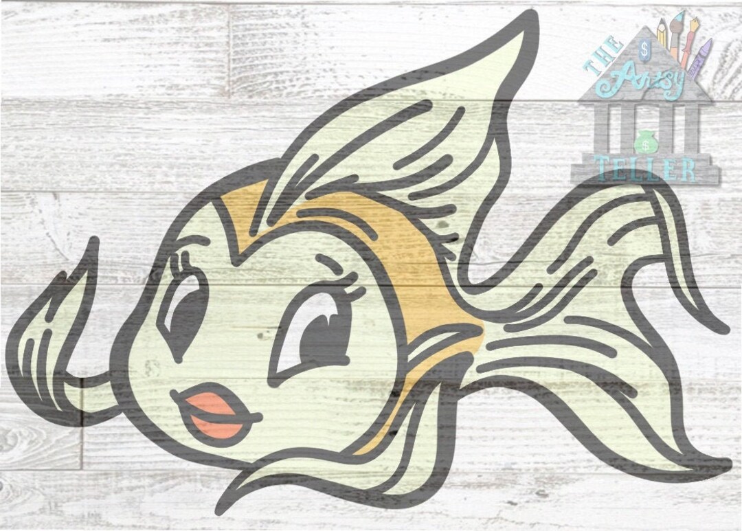 Goldfish Svg Png Jpg Dxf - Etsy
