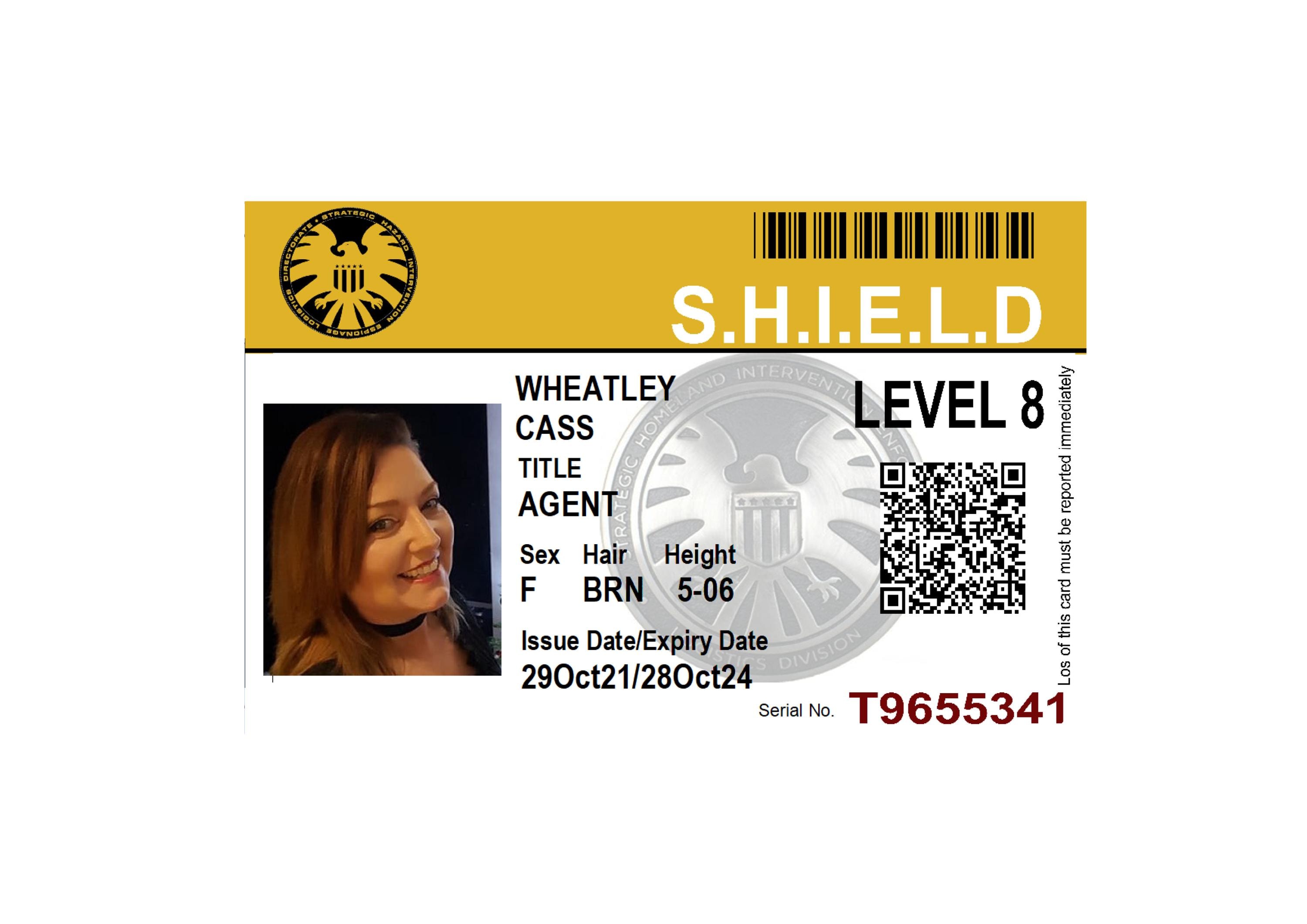 Movie Prop - ID Card - Agents of Shield - Etsy