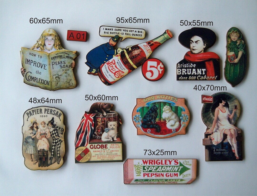 Vintage Adverts. A 01 9 Advertising Cuts. Suitable for Crafting - Etsy UK