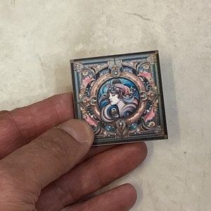 Art Deco Wooden Tiles. for Crafters and Creative People. Pack of 12 X ...