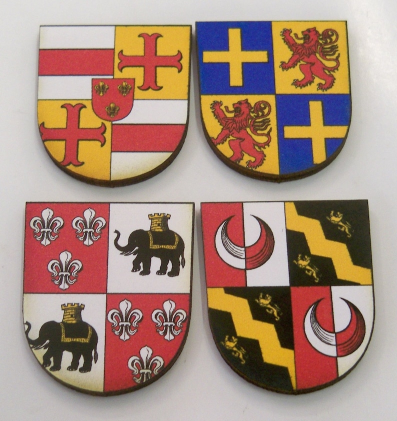 A Collection of 20 Swiss Family Shields | Etsy
