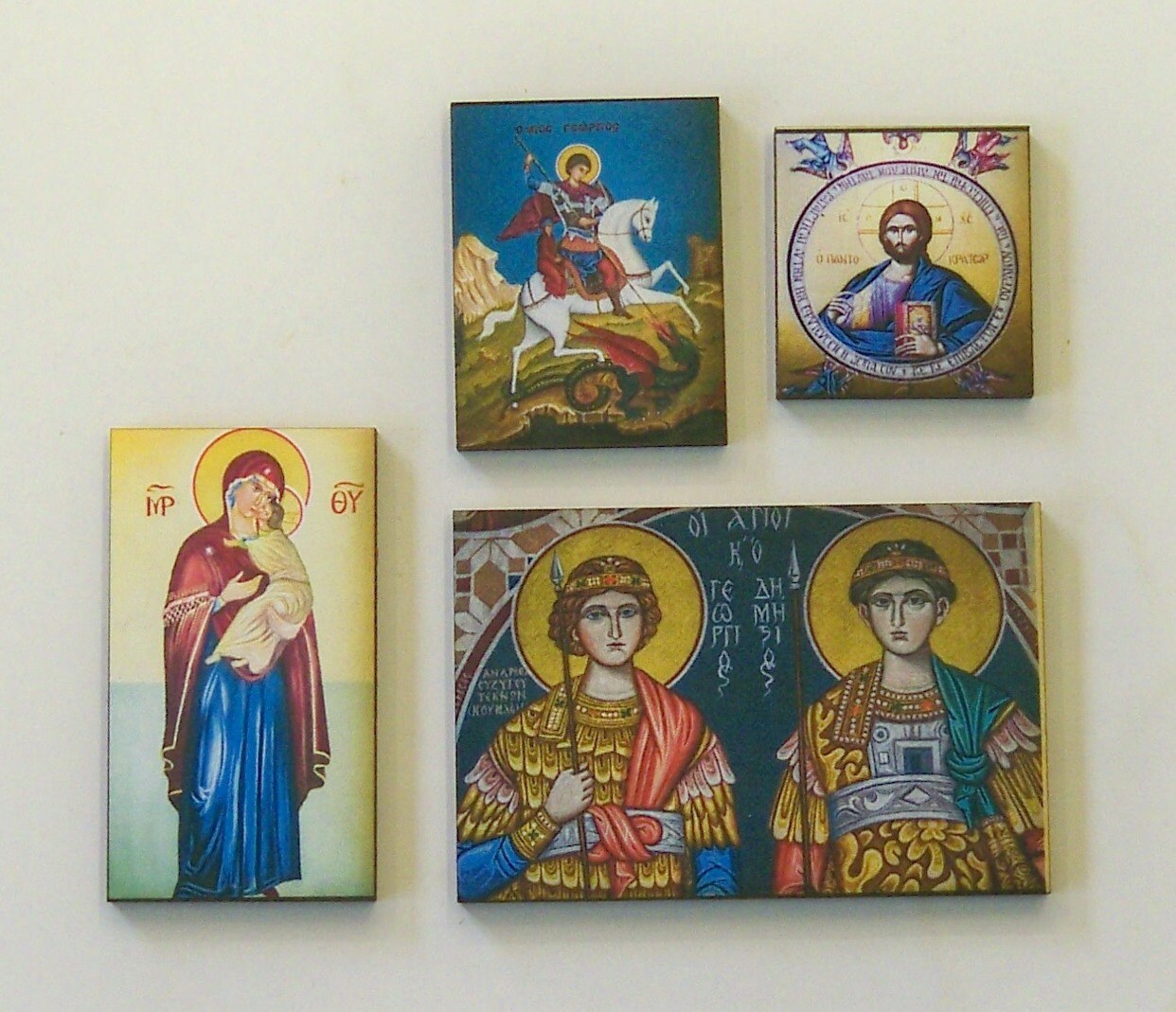 19 X CHRISTIAN ICONS. Perfect for Making Magnets or Brooches. 19 X ...