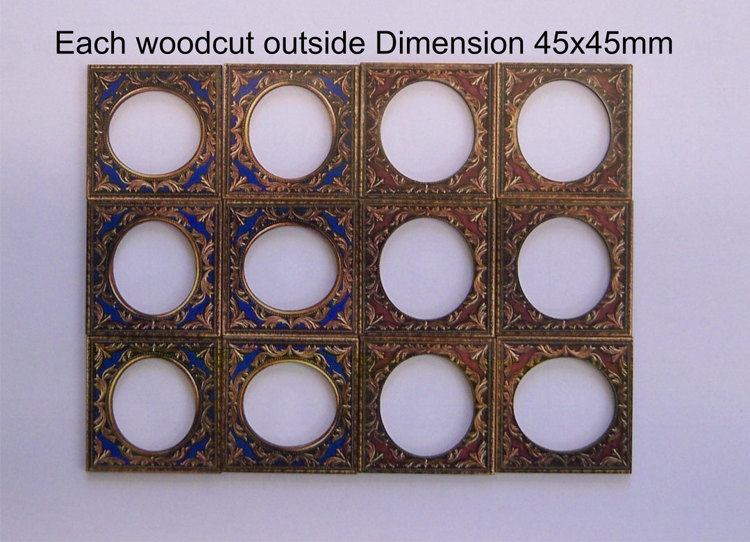 Picture Frames. Miniature Frames. Attach Your Own Picture. 12 - Etsy