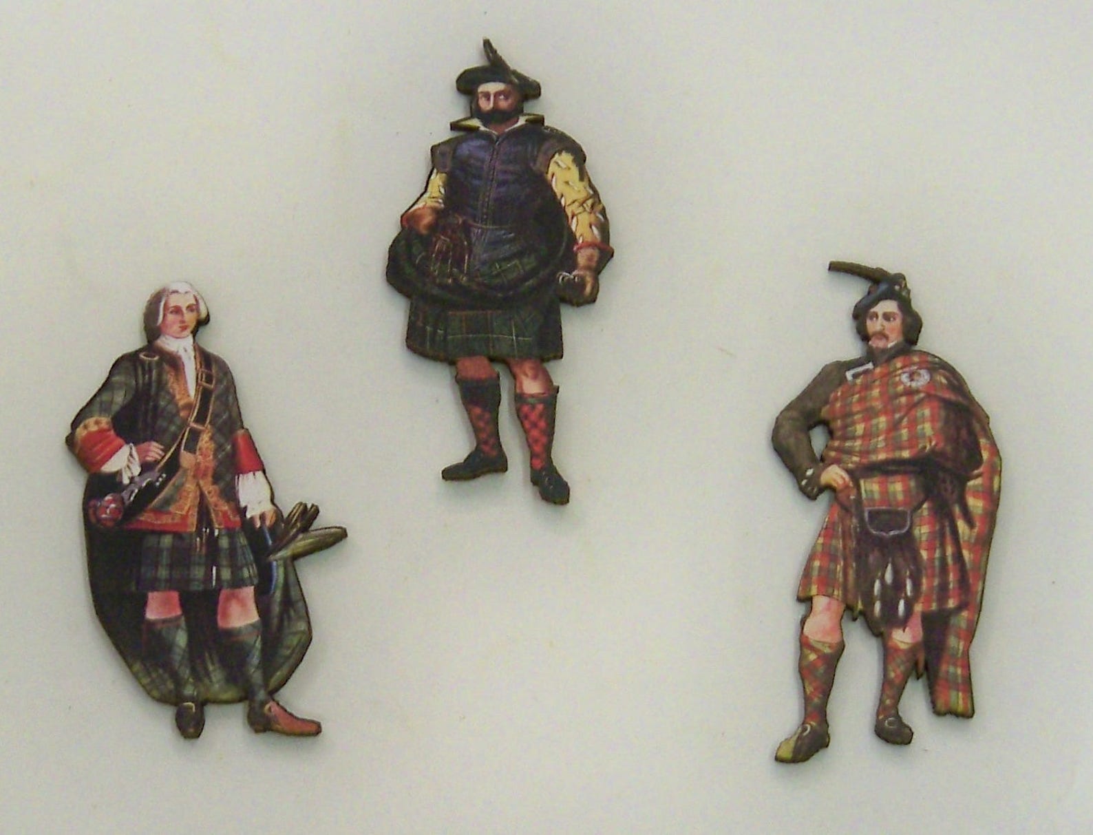 CLANSMEN from SCOTLAND in TARTAN. 8 x men in kilts | Etsy