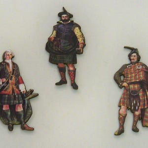 CLANSMEN From SCOTLAND in TARTAN. 8 X Men in Kilts - Etsy