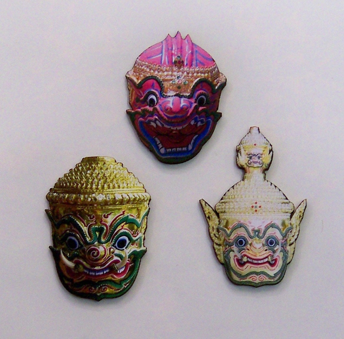 Khon Masks. Dance drama of Southeast Asia. 11 x Laser | Etsy