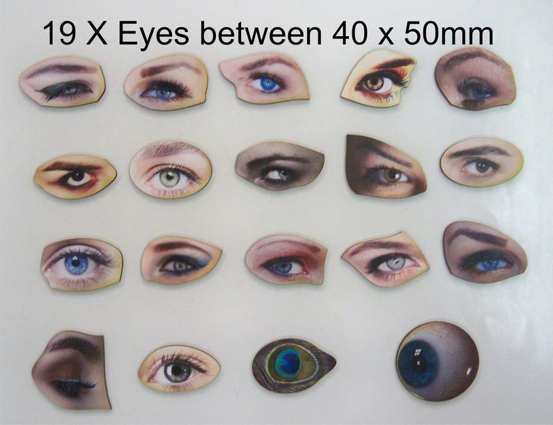 Eyes Eyes and More Eyes. A Pack of 19 X Laser Cutouts - Etsy