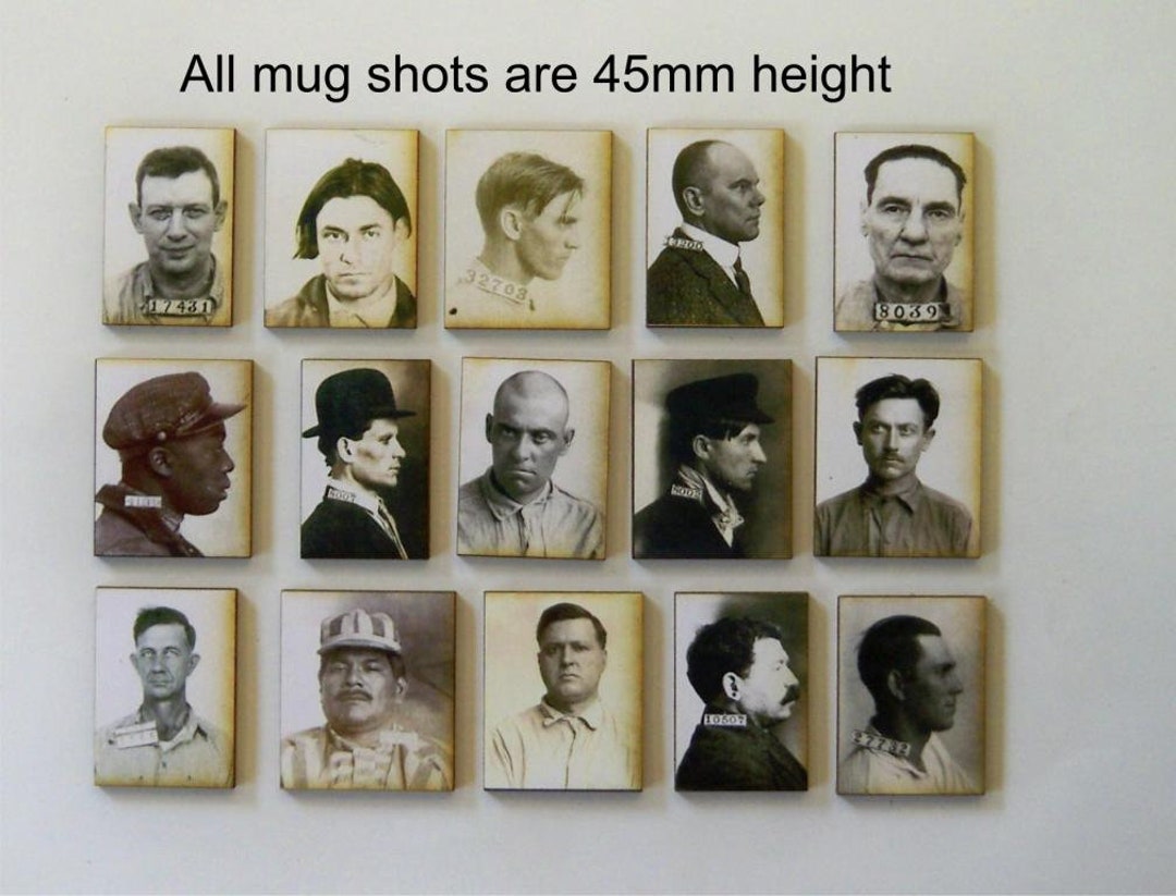 MUGSHOTS. If You Spot a Relative We Can Create a Portrait in a Frame ...