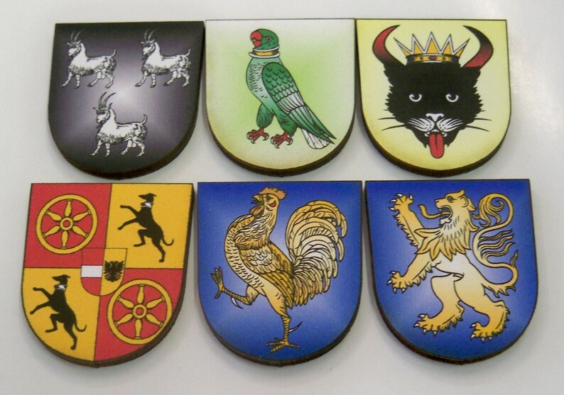 A Collection of 20 Swiss Family Shields | Etsy
