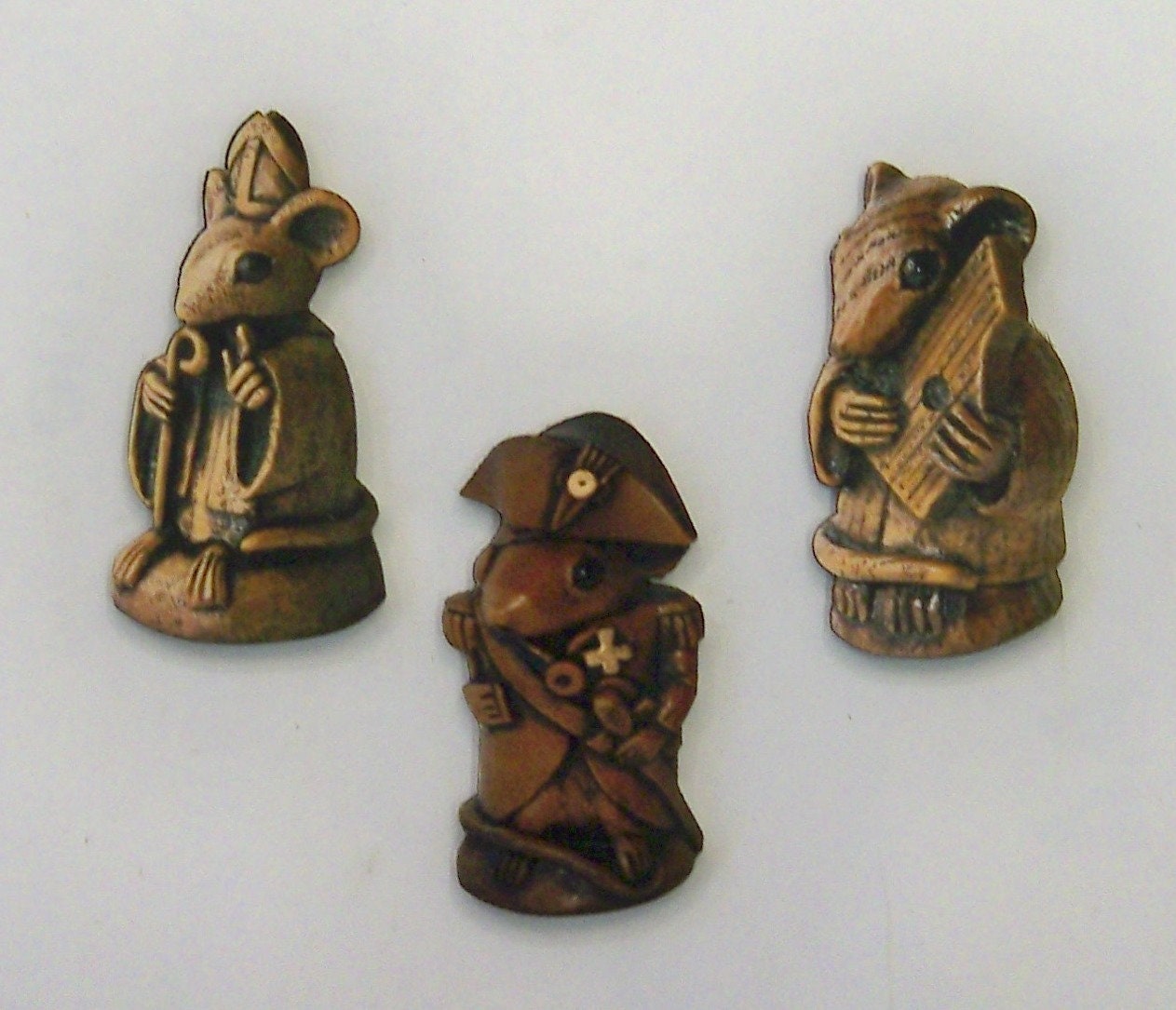 Church Mice oak Appearance A Pack of 10 X Woodcuts | Etsy