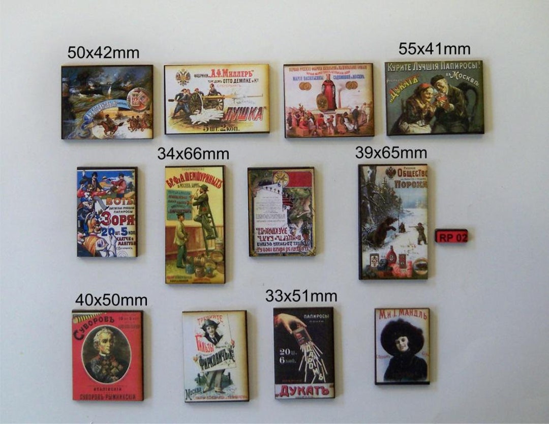 Russian Posters. All Pre the Russian Revolution. RP 02 A Pack of 12 ...
