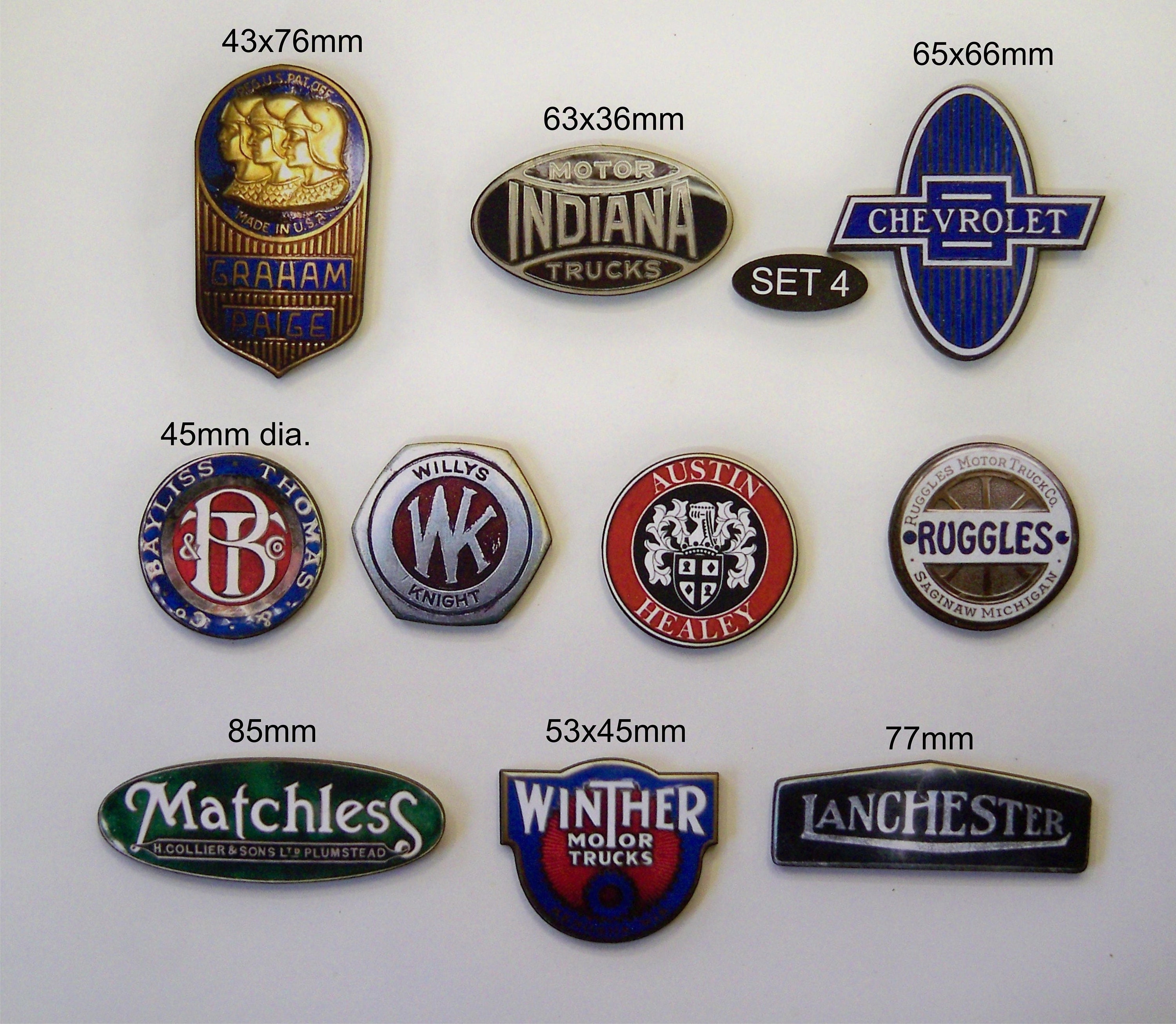 Car Badges Classic Car Badge. 10 X Laser Wood Cuts in a Pack. | Etsy UK