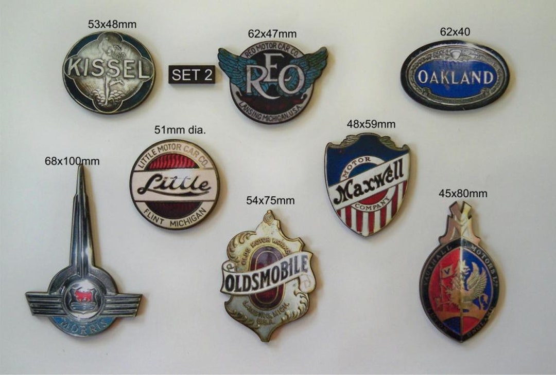 Car Badges, Classic Car Badges, 8 Laser Wood Cuts in a Pack. set 2 - Etsy