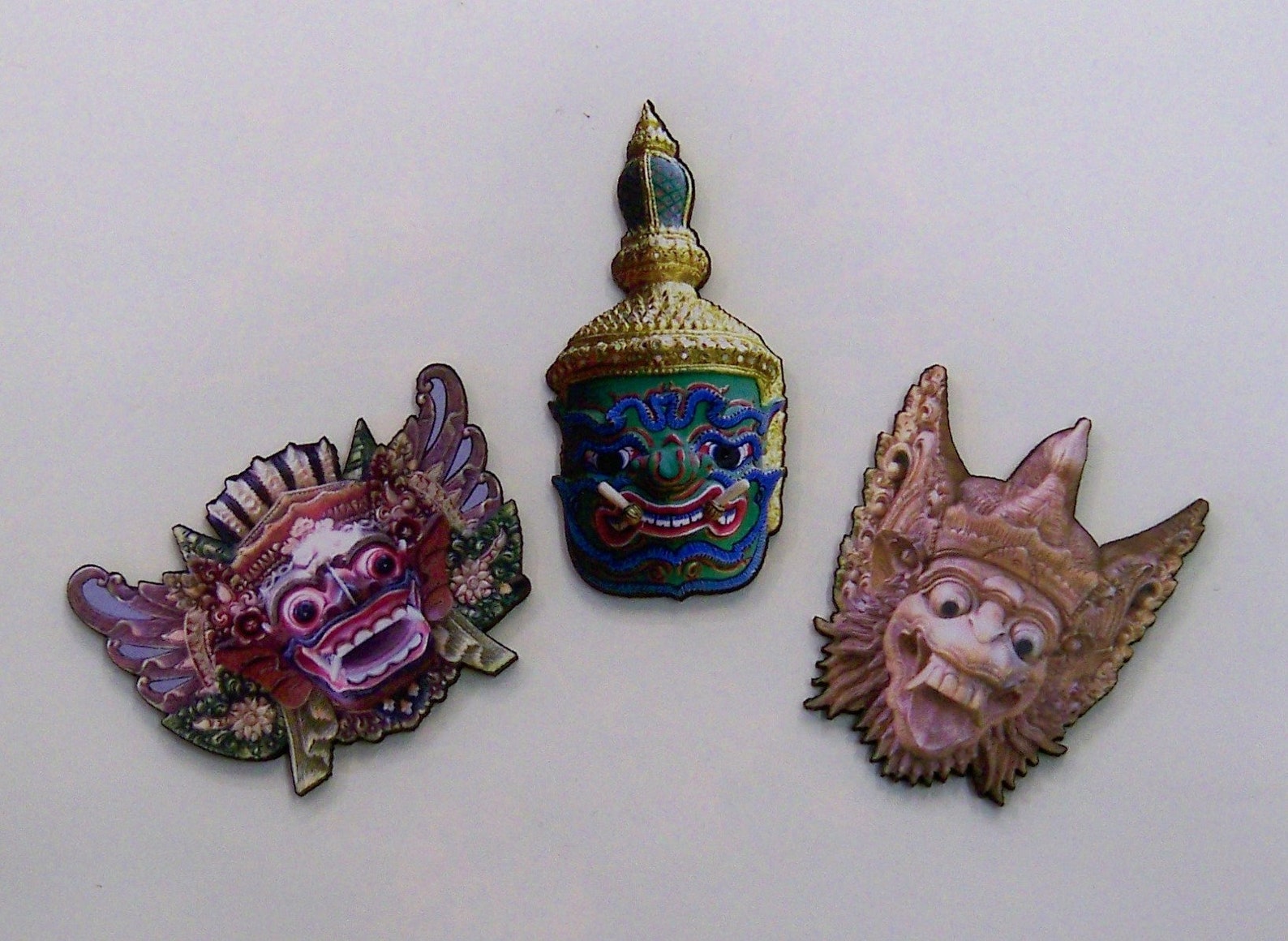 Khon Masks. Dance drama of Southeast Asia. 11 x Laser | Etsy