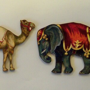 Circus Animals. C1 Yester Years Collection of 10 Laser Woodcuts in a ...
