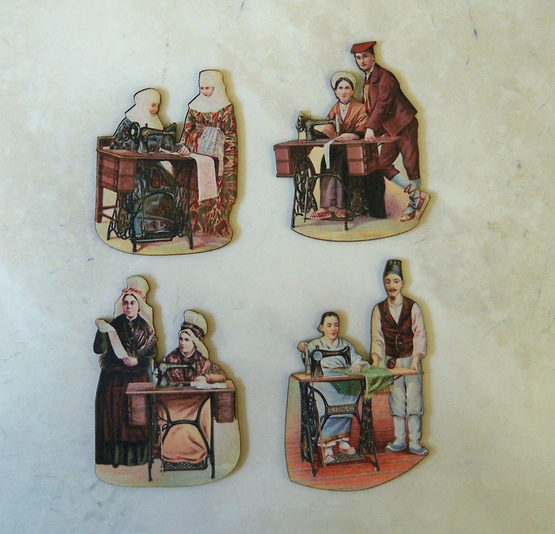 Singer Sewing Machine. A Pack of 8 Laser Wood Cut Outs. A - Etsy UK