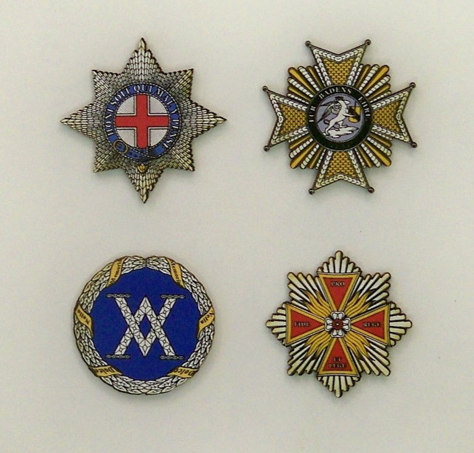 12 X Knighthood Orders on Wood - Etsy UK