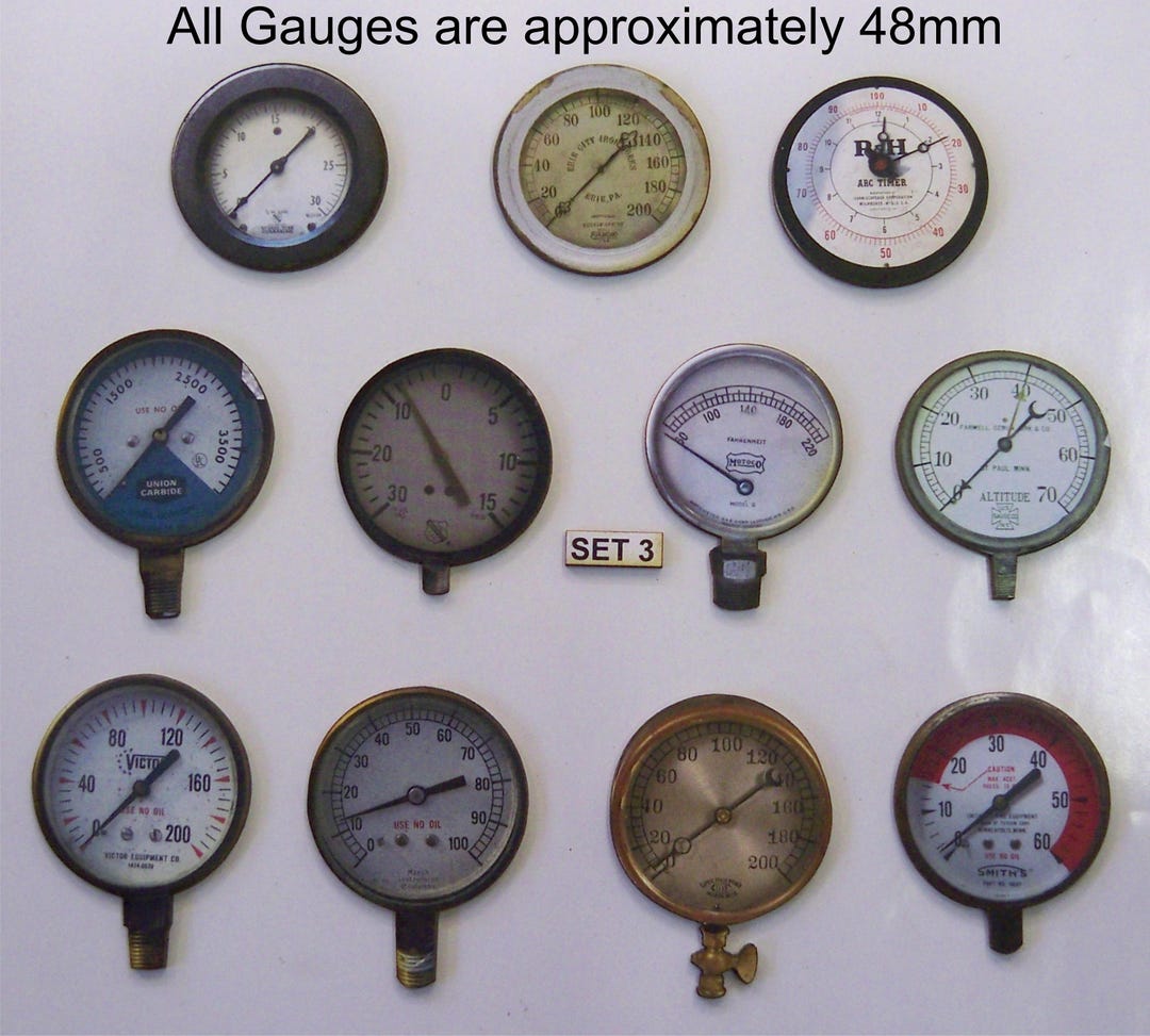 DIAL GAUGES and INDICATORS. set 3 - Etsy