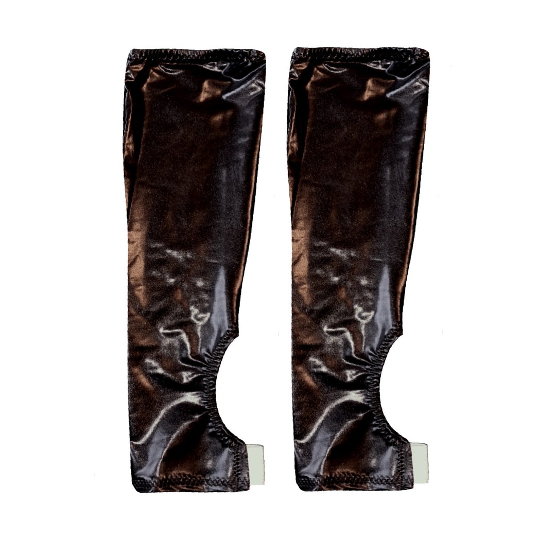 Pro Wrestling Gear Kick Pad Covers Black Leather Style - Etsy