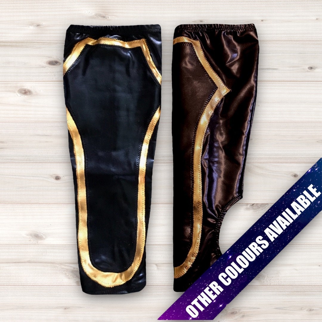 Pro Wrestling Gear Kickpad Covers * Wet Look Custom Design * Spandex ...